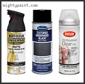Best Matte Black Spray Paint For Wood