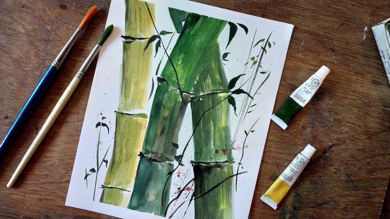 How to Paint Bamboo