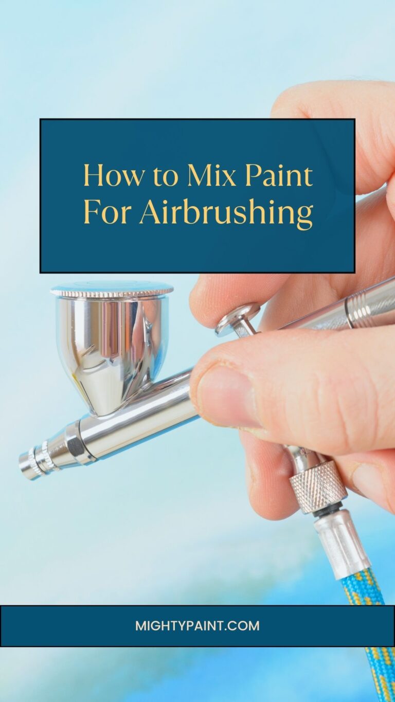 How to Mix Paint for Airbrushing