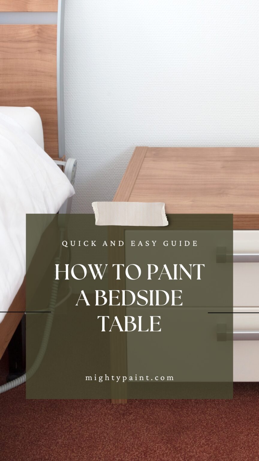 Quick and Easy DIY: How to Paint a Bedside Table Like a Pro