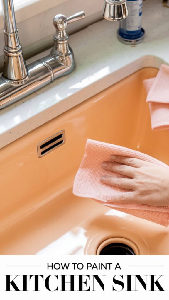 How to Paint a Kitchen Sink