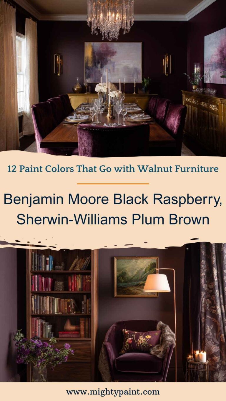 12 Stunning Paint Colors That Go Beautifully with Walnut Furniture