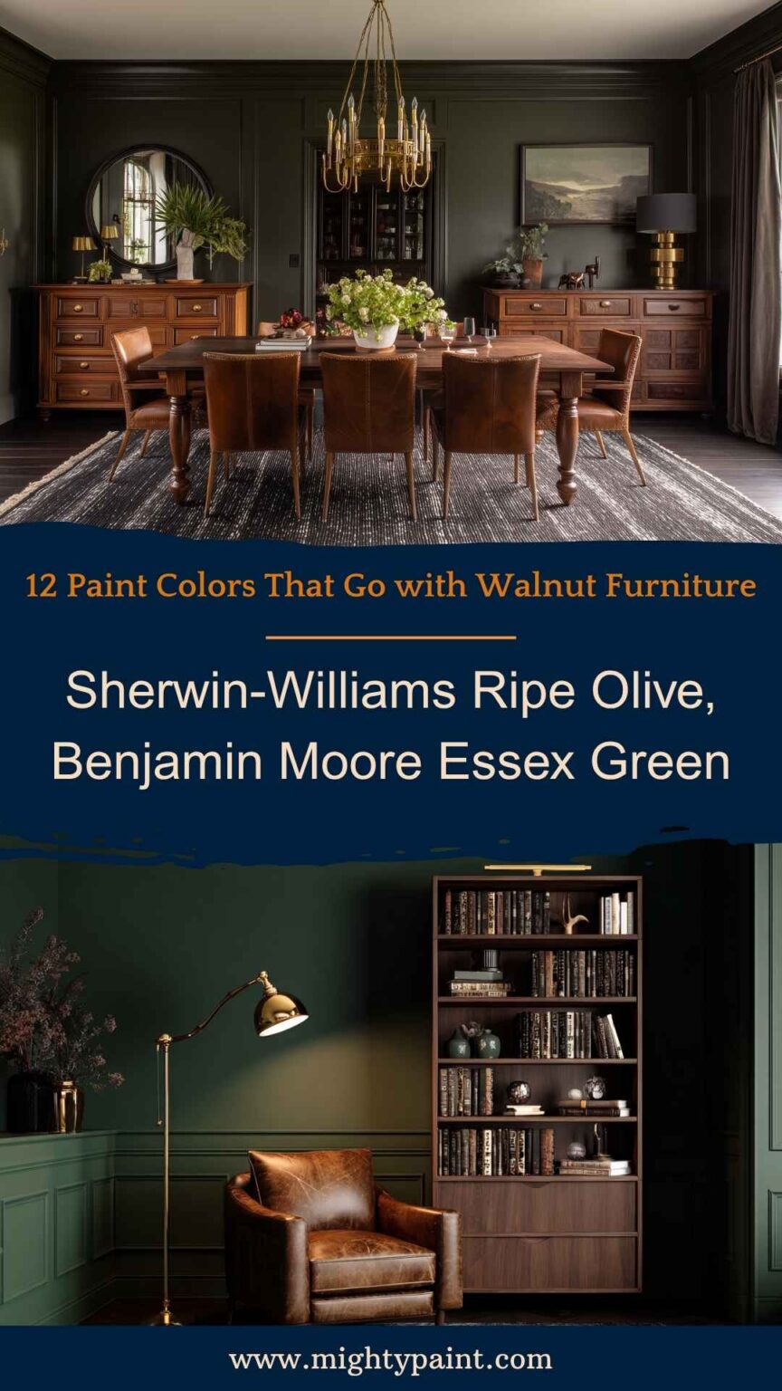 12 Stunning Paint Colors That Go Beautifully with Walnut Furniture