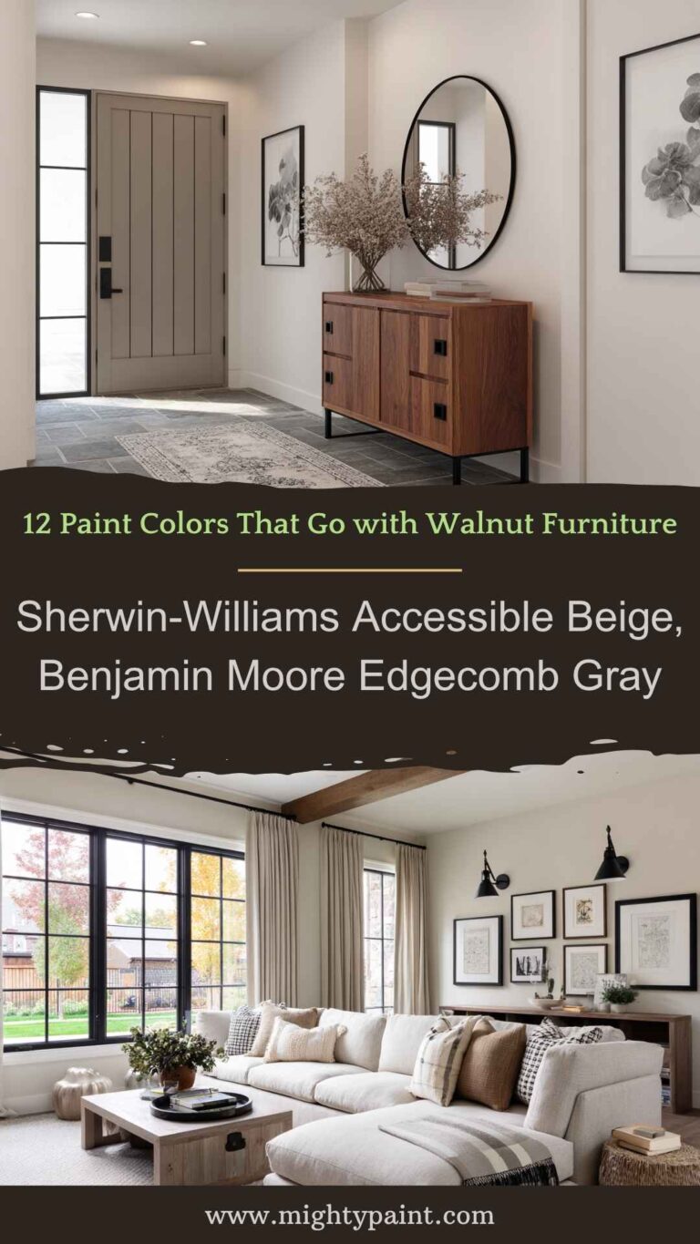 12 Stunning Paint Colors That Go Beautifully with Walnut Furniture