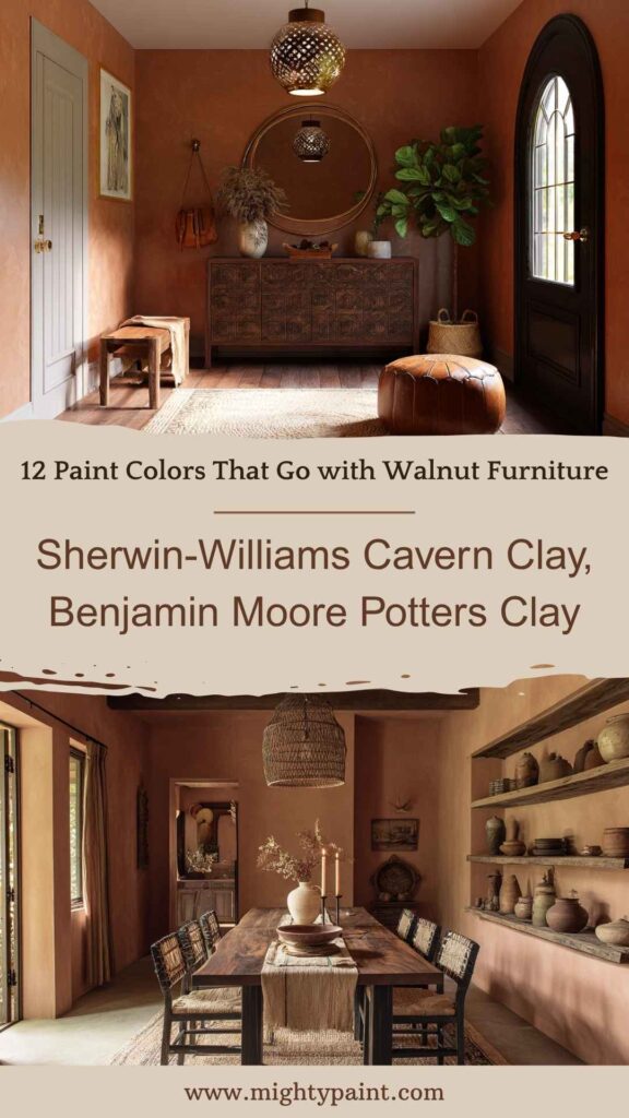 12 Stunning Paint Colors That Go Beautifully with Walnut Furniture