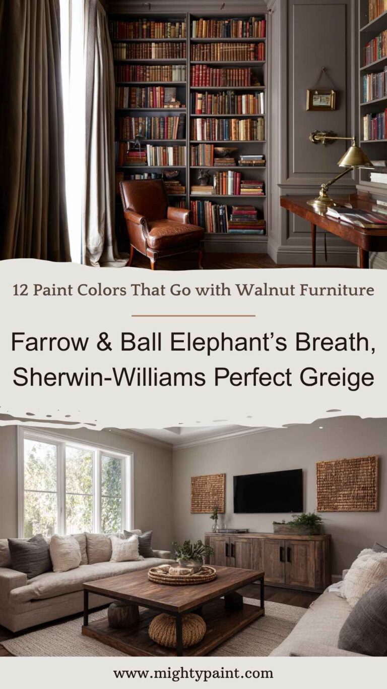 12 Stunning Paint Colors That Go Beautifully with Walnut Furniture