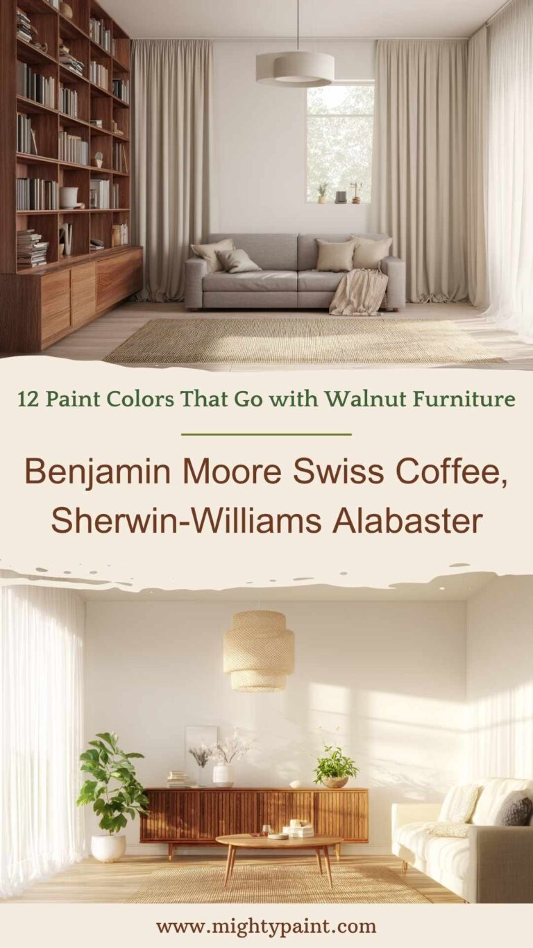 12 Stunning Paint Colors That Go Beautifully with Walnut Furniture