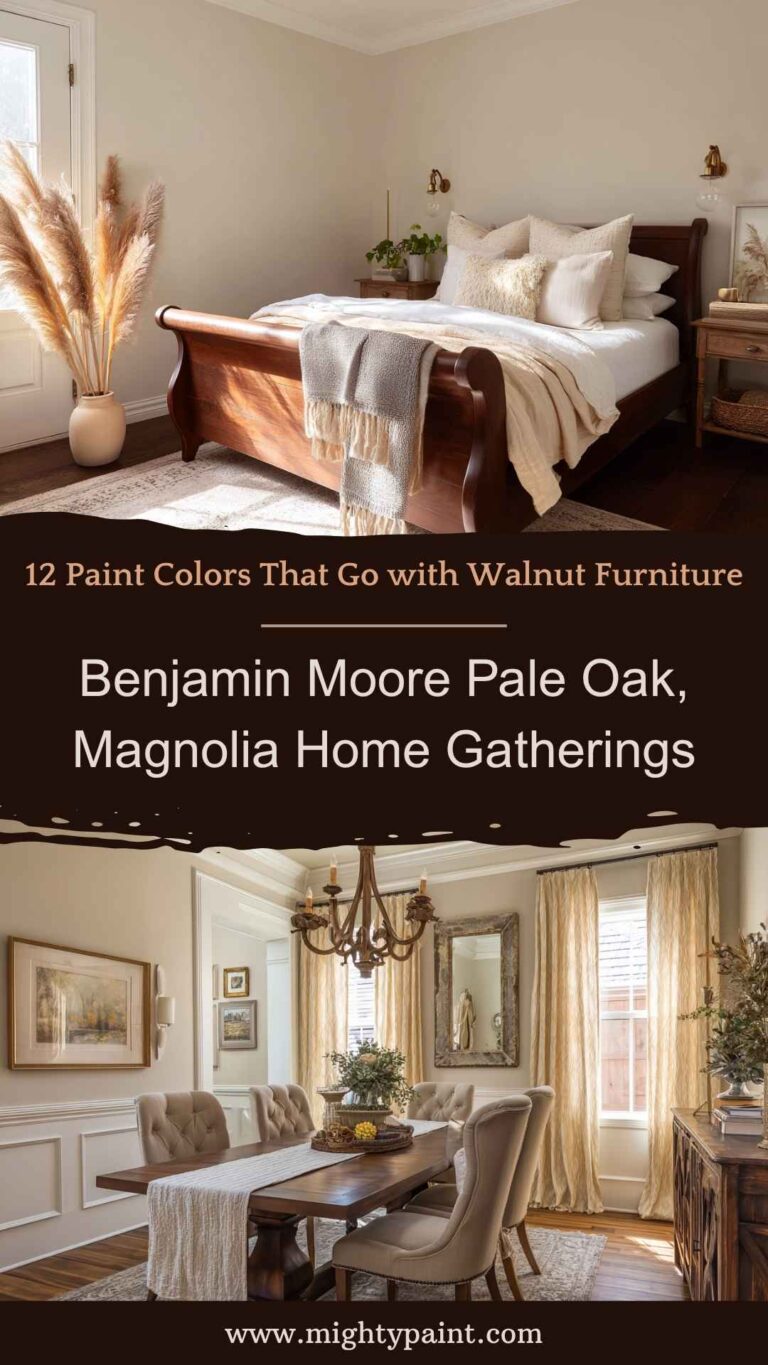 12 Stunning Paint Colors That Go Beautifully with Walnut Furniture
