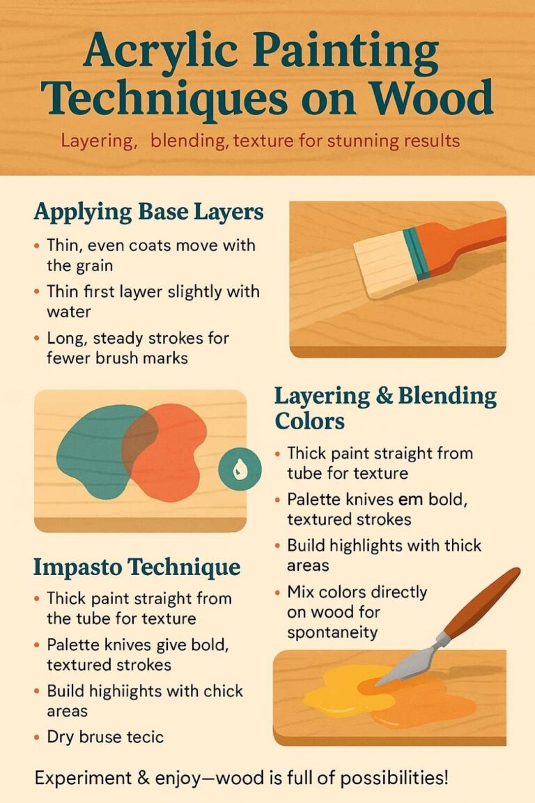 How To Paint Acrylic On Wood: Complete Guide for Stunning Results