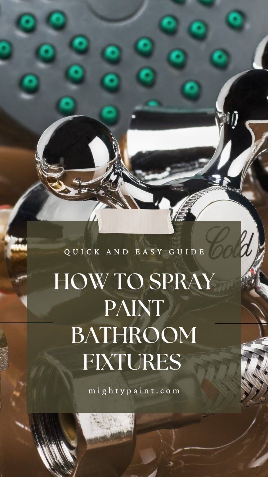 How to Spray Paint Bathroom Fixtures: A Quick and Easy Guide