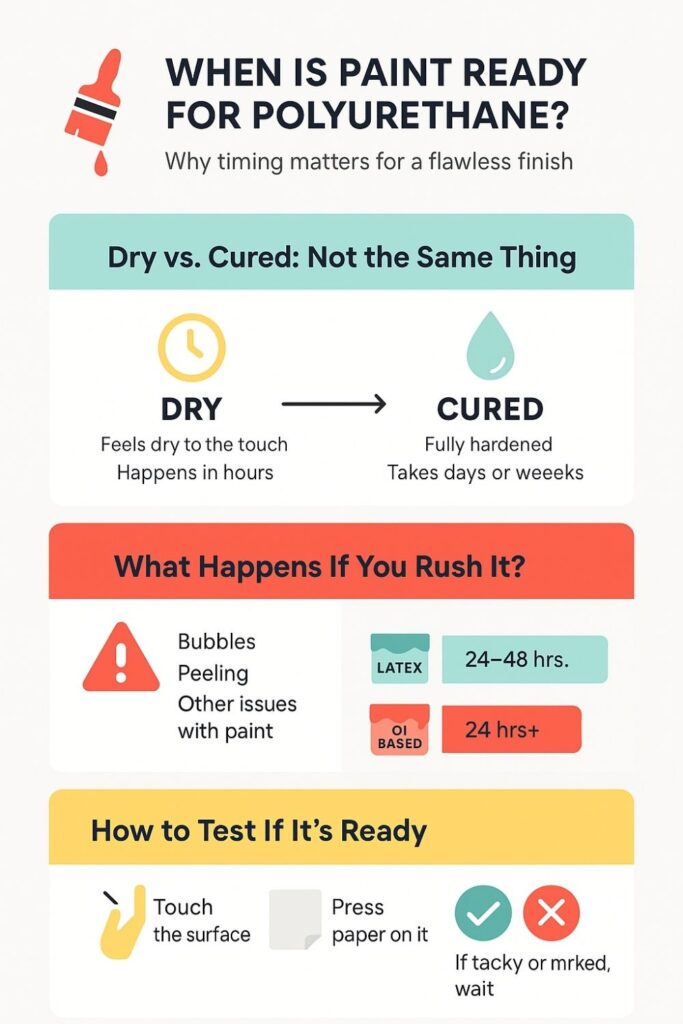 How Long Should Paint Dry Before Applying Polyurethane: The Complete Guide