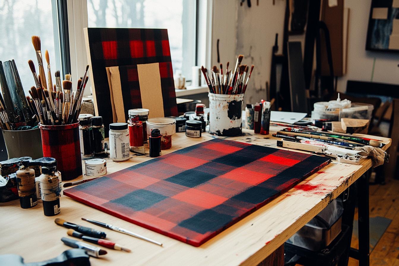 How to Paint Buffalo Plaid: A Step-by-Step Guide for Beginners