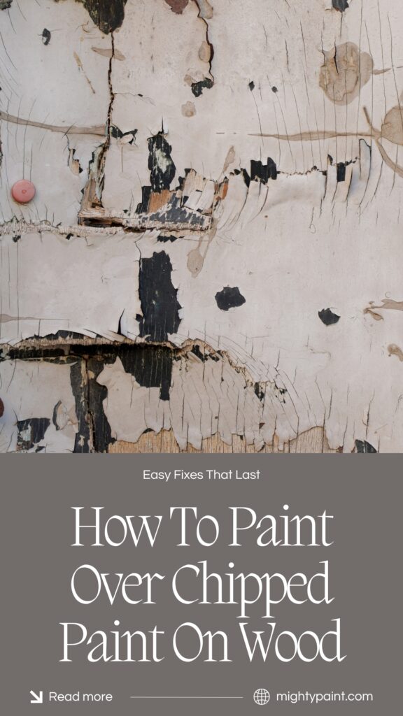 How To Paint Over Chipped Paint On Wood: Easy Fixes That Last