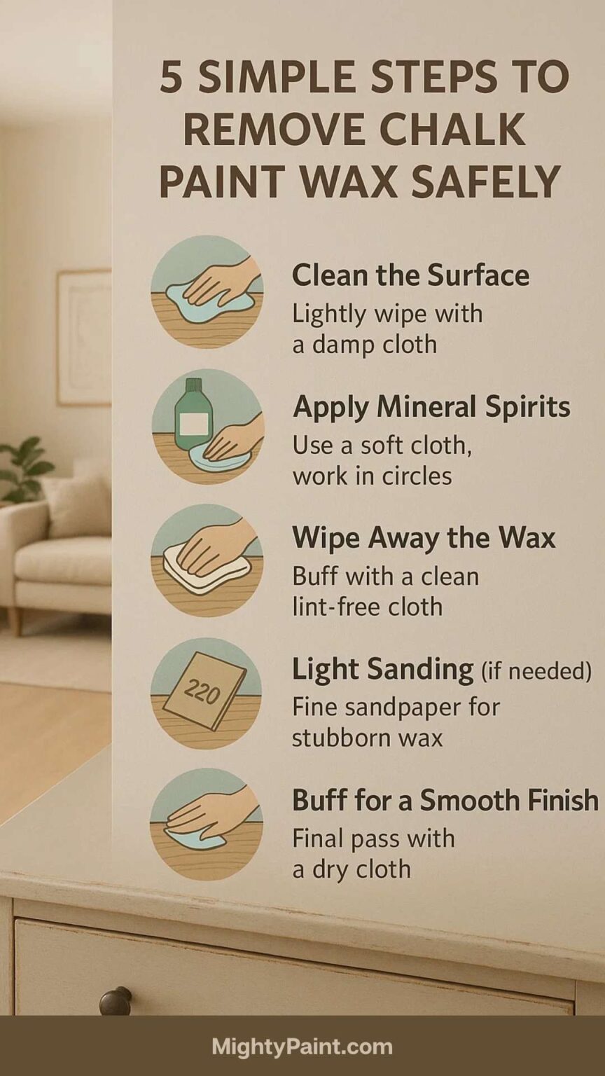 How To Remove Chalk Paint Wax Easily Without Damaging Your Furniture