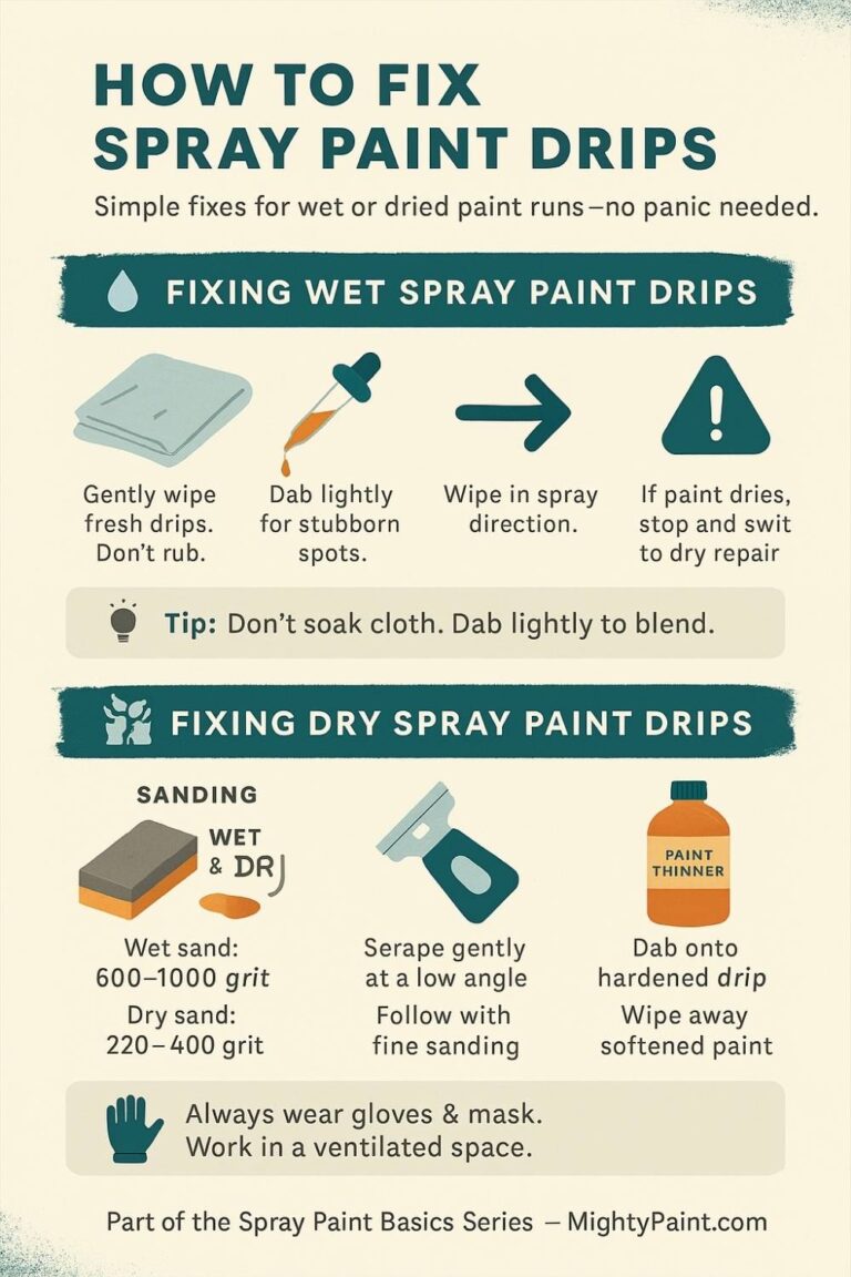 How To Fix Spray Paint Drips: Restore a Smooth, Flawless Finish