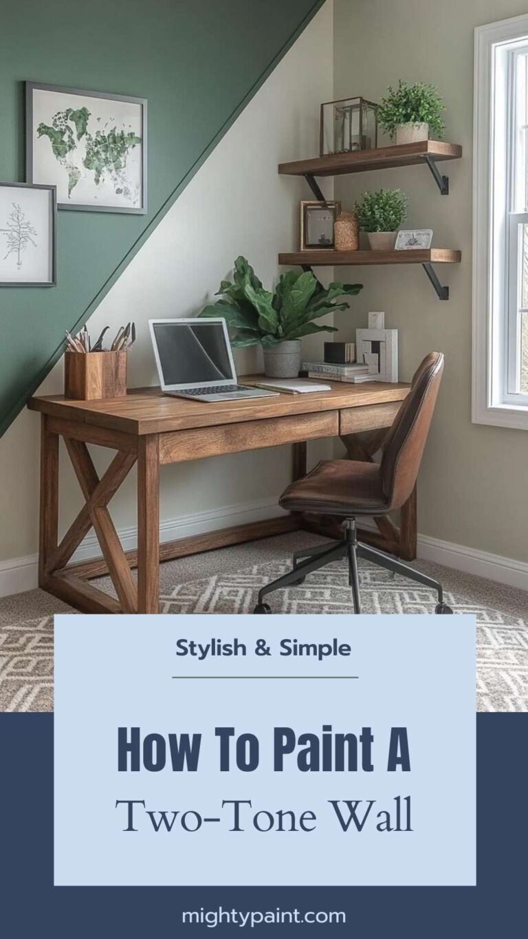 How To Divide A Wall With Two Paint Colors for a Stylish Accent