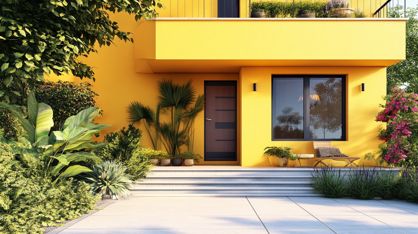 Best Yellow Exterior House Paint