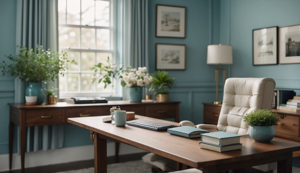 Boost Your Home Office Ambiance with These 11 Paint Colors
