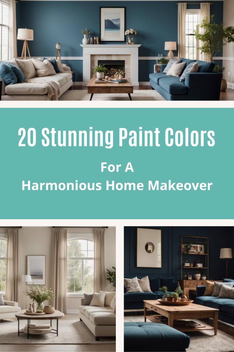 20 Stunning Paint Colors for a Harmonious Home Makeover