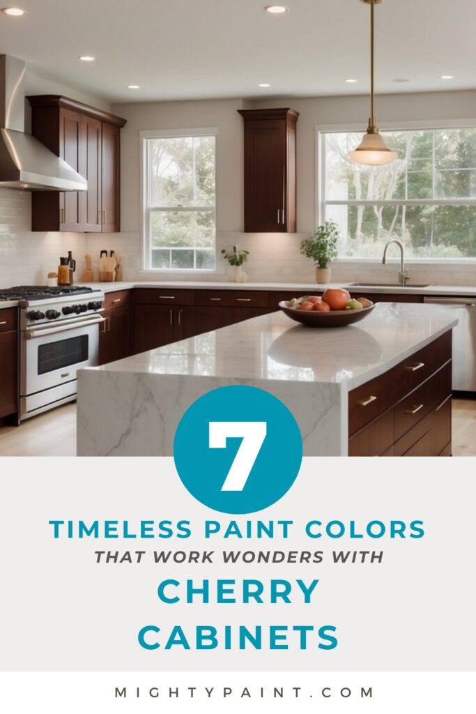 7 Timeless Paint Colors That Work Wonders with Cherry Cabinets