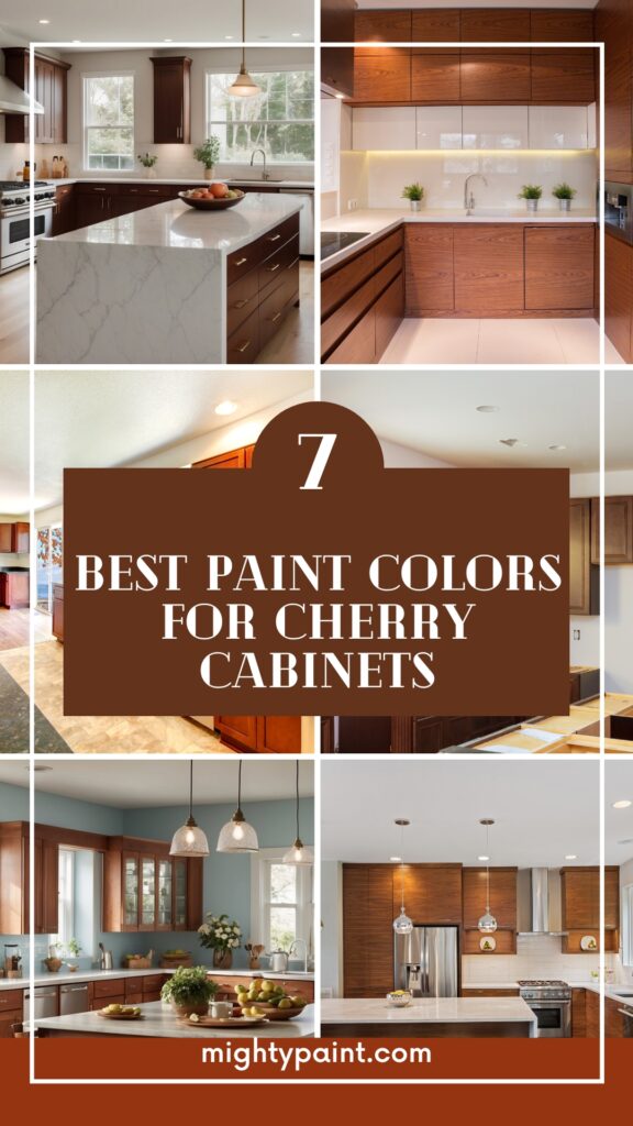 7 Timeless Paint Colors That Work Wonders with Cherry Cabinets