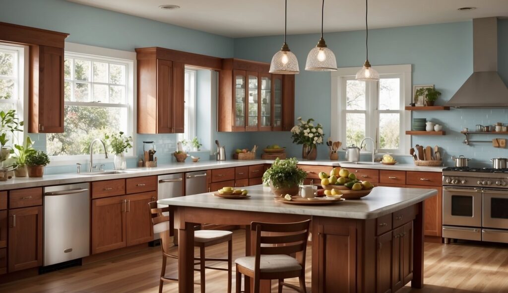 7 Timeless Paint Colors That Work Wonders with Cherry Cabinets