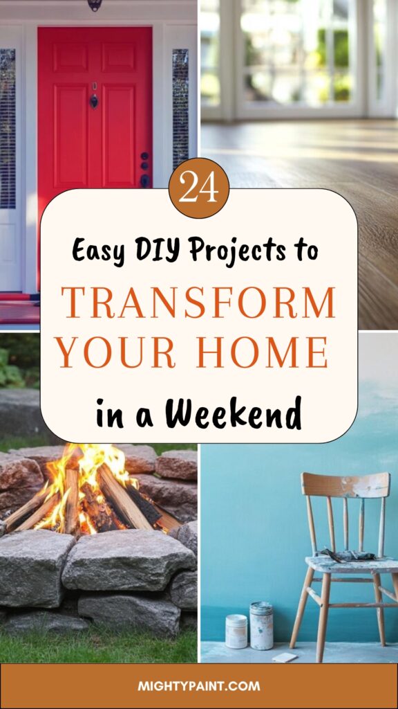 24 Easy DIY Projects to Transform Your Home in a Weekend