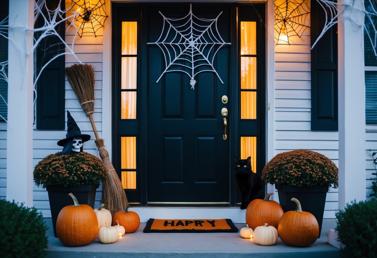 20 Halloween Front Porch Decor Ideas to Spook Up Your Home