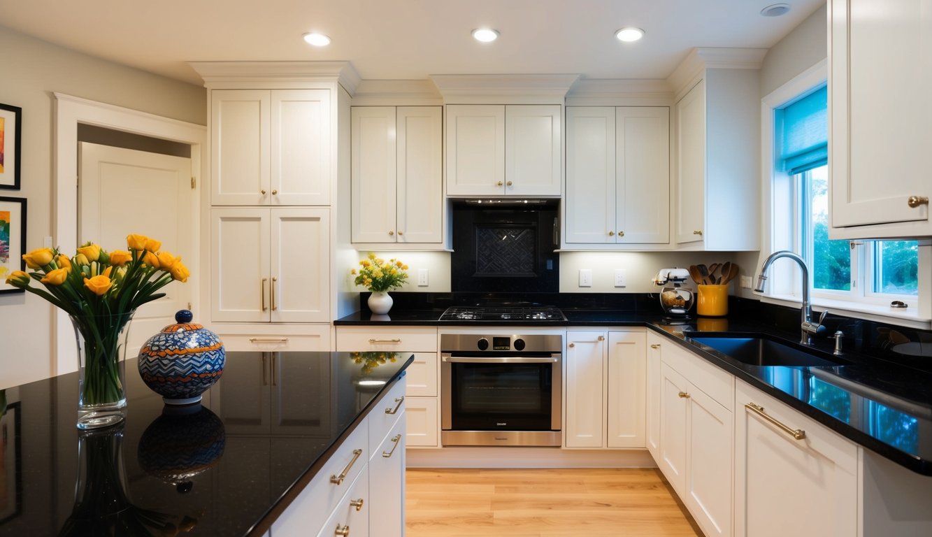 7 Perfect Colors to Complement Black Granite Countertops