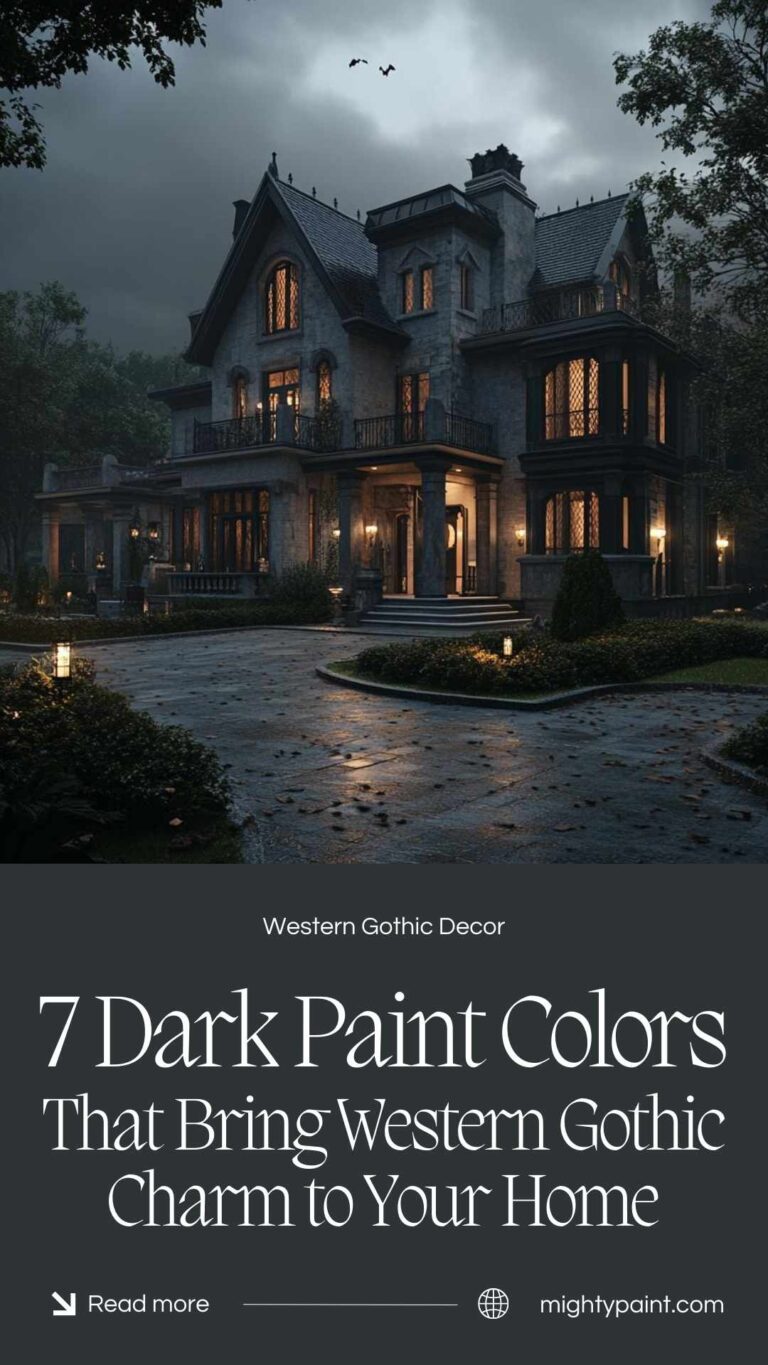 7 Dark Paint Colors That Bring Western Gothic Charm to Your Home