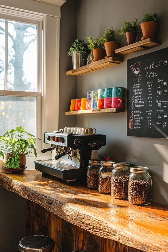 DIY Café Corners: Paint and Decor Ideas to Create Your At-Home Coffee ...