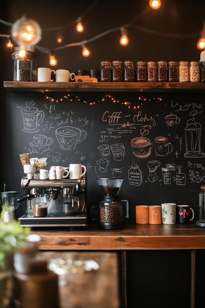 DIY Café Corners: Paint and Decor Ideas to Create Your At-Home Coffee ...