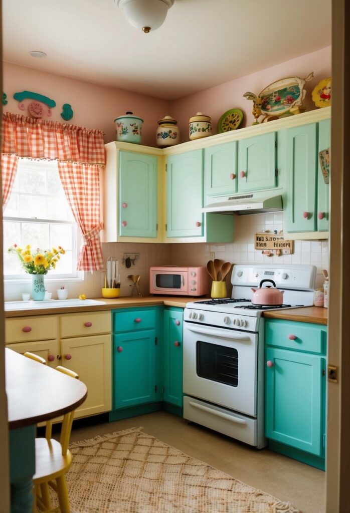 How to Create a Kitsch-Inspired Kitchen with Vintage Paint Colors