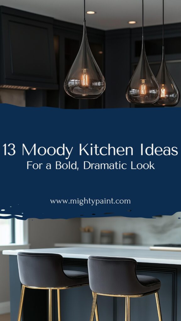 13 Moody Kitchen Ideas for a Bold, Dramatic Look