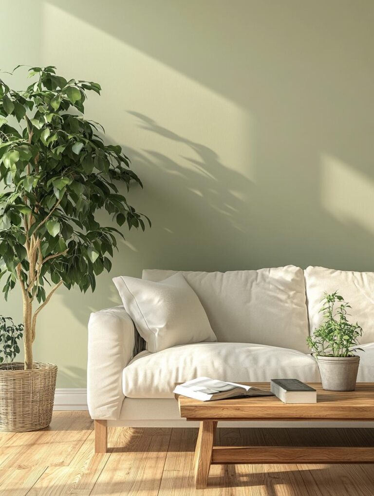 20 Serene Accent Wall Colors for a Peaceful Living Room