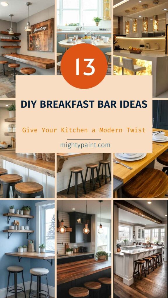 13 DIY Breakfast Bar Ideas: Give Your Kitchen a Modern Twist