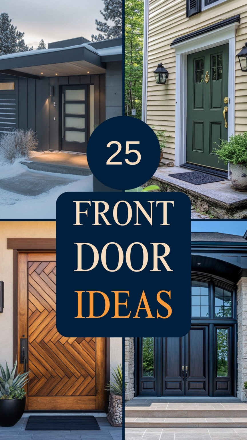 25 Front Door Ideas to Enhance Curb Appeal