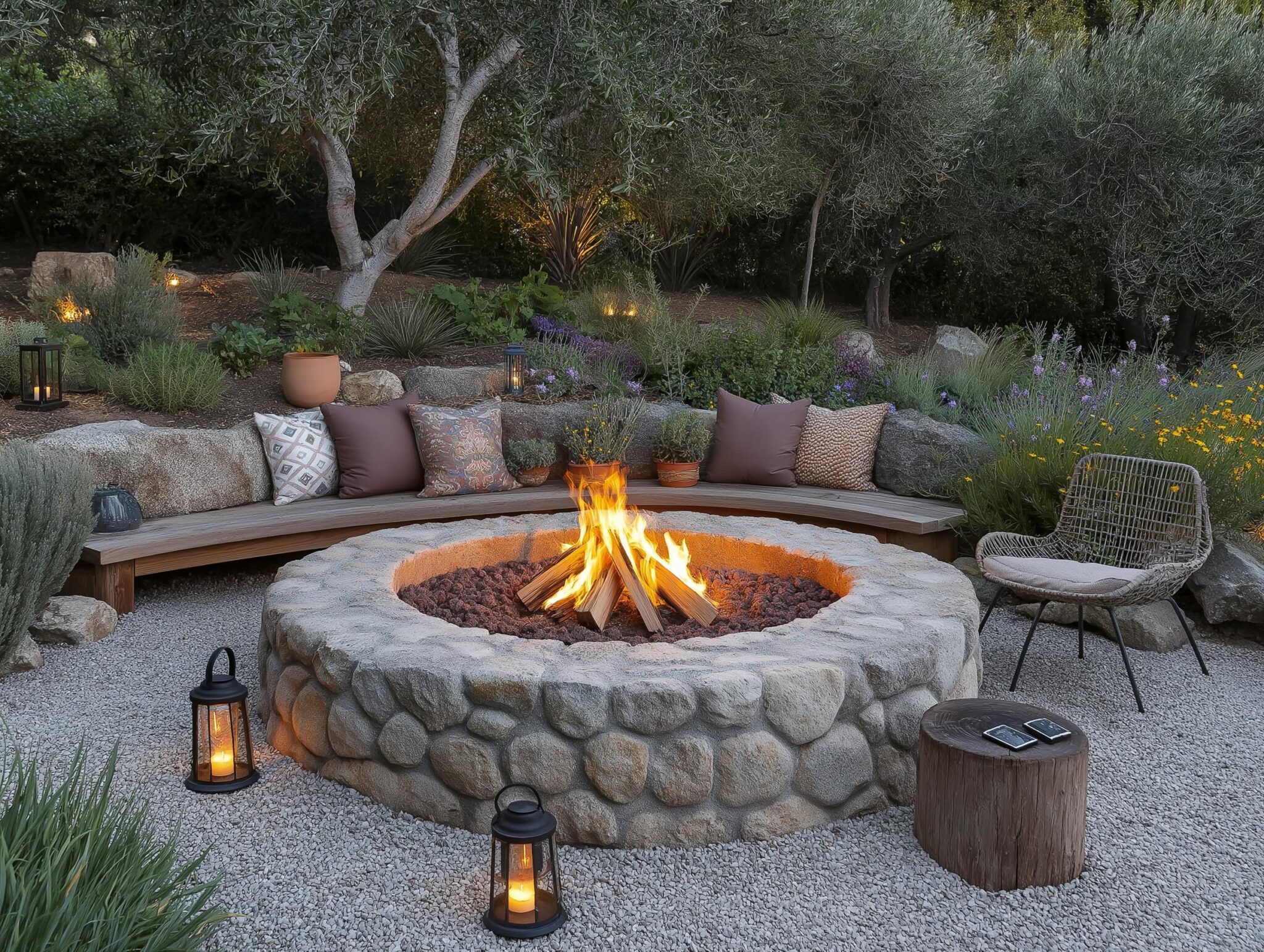 15 Outdoor Fire Pit Seating Area Ideas for Year-Round Enjoyment