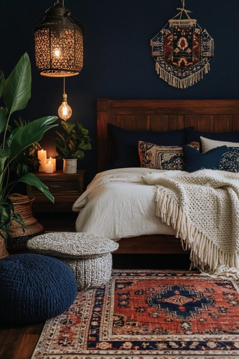 15 Unique Dark Boho Bedroom Inspirations