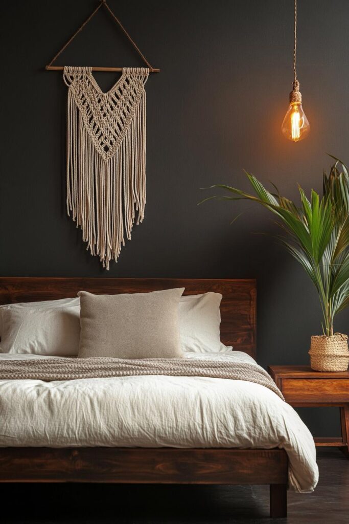 15 Unique Dark Boho Bedroom Inspirations