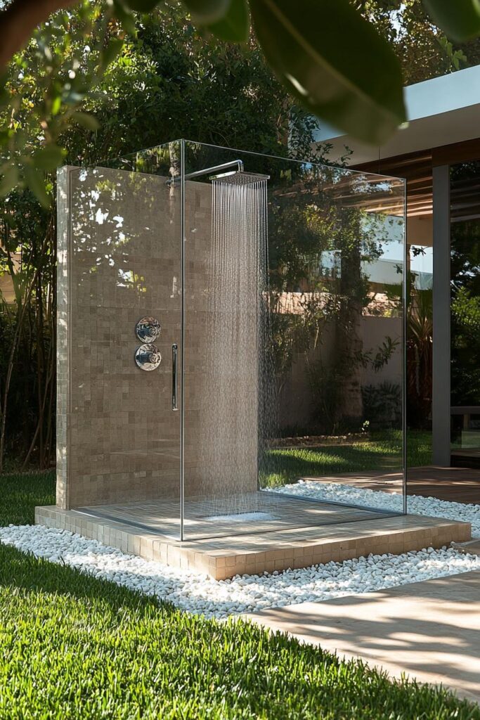 21+ Stunning Outdoor Shower Ideas