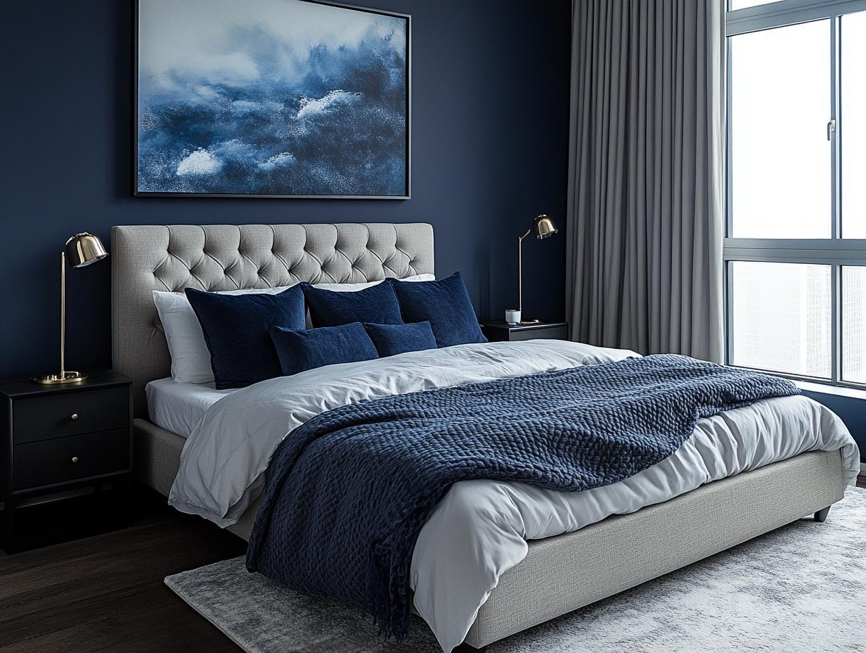 12 Dark Blue Bedroom Ideas for a Bold and Beautiful Look