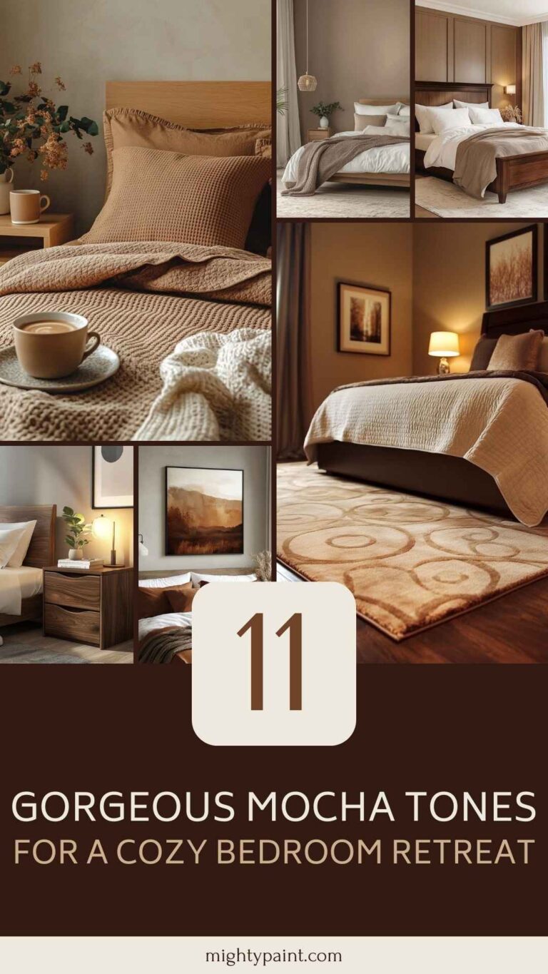 11 Gorgeous Mocha Tones for a Cozy Bedroom Retreat