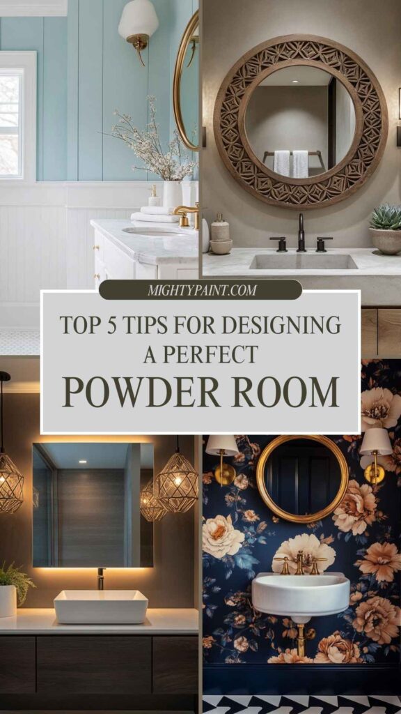 Top 5 Tips for Designing a Perfect Powder Room