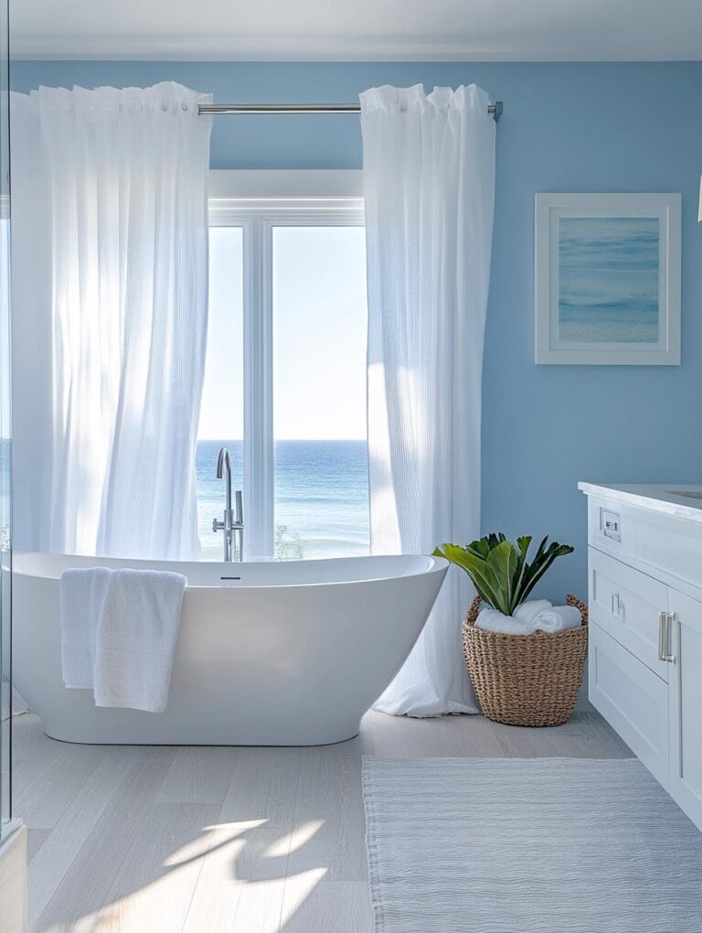 12 Calming Paint Colors for a Relaxing Bathroom