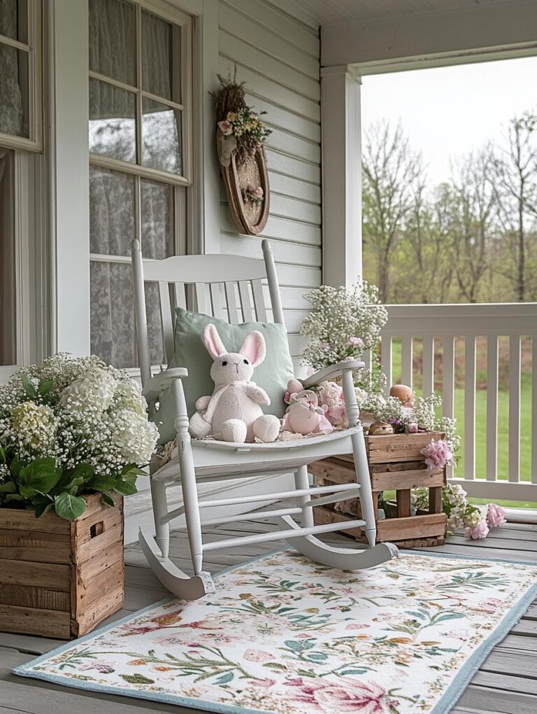 25 Easter Front Porch Decor Ideas to Welcome Spring with Style