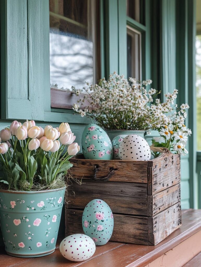 25 Easter Front Porch Decor Ideas to Welcome Spring with Style