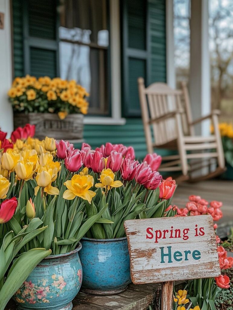 25 Easter Front Porch Decor Ideas to Welcome Spring with Style