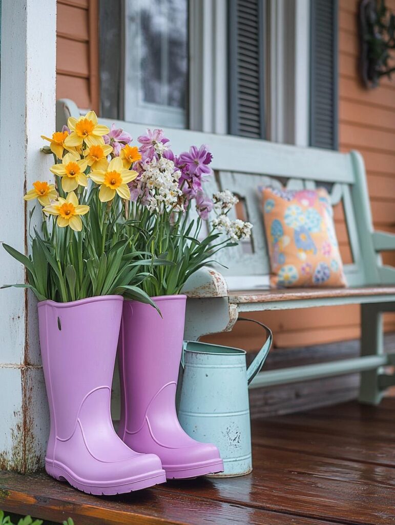 25 Easter Front Porch Decor Ideas to Welcome Spring with Style