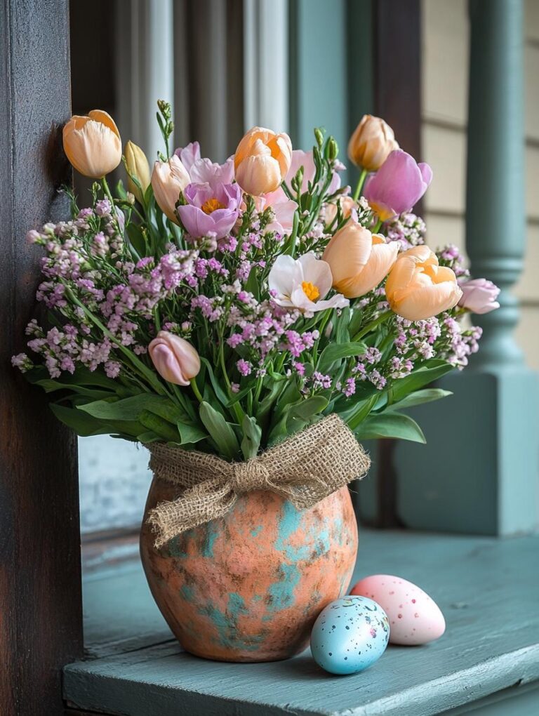 25 Easter Front Porch Decor Ideas to Welcome Spring with Style